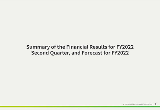 Financial Highlights FY2022 Second Quarter (First Six Months) Ended Semtember-30, 2022